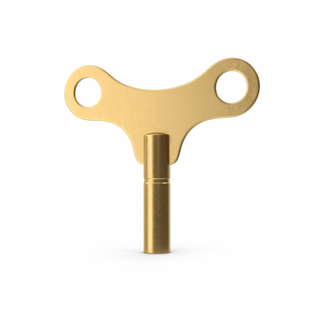 Gold Winding Keys 3D Model - TurboSquid 2057194