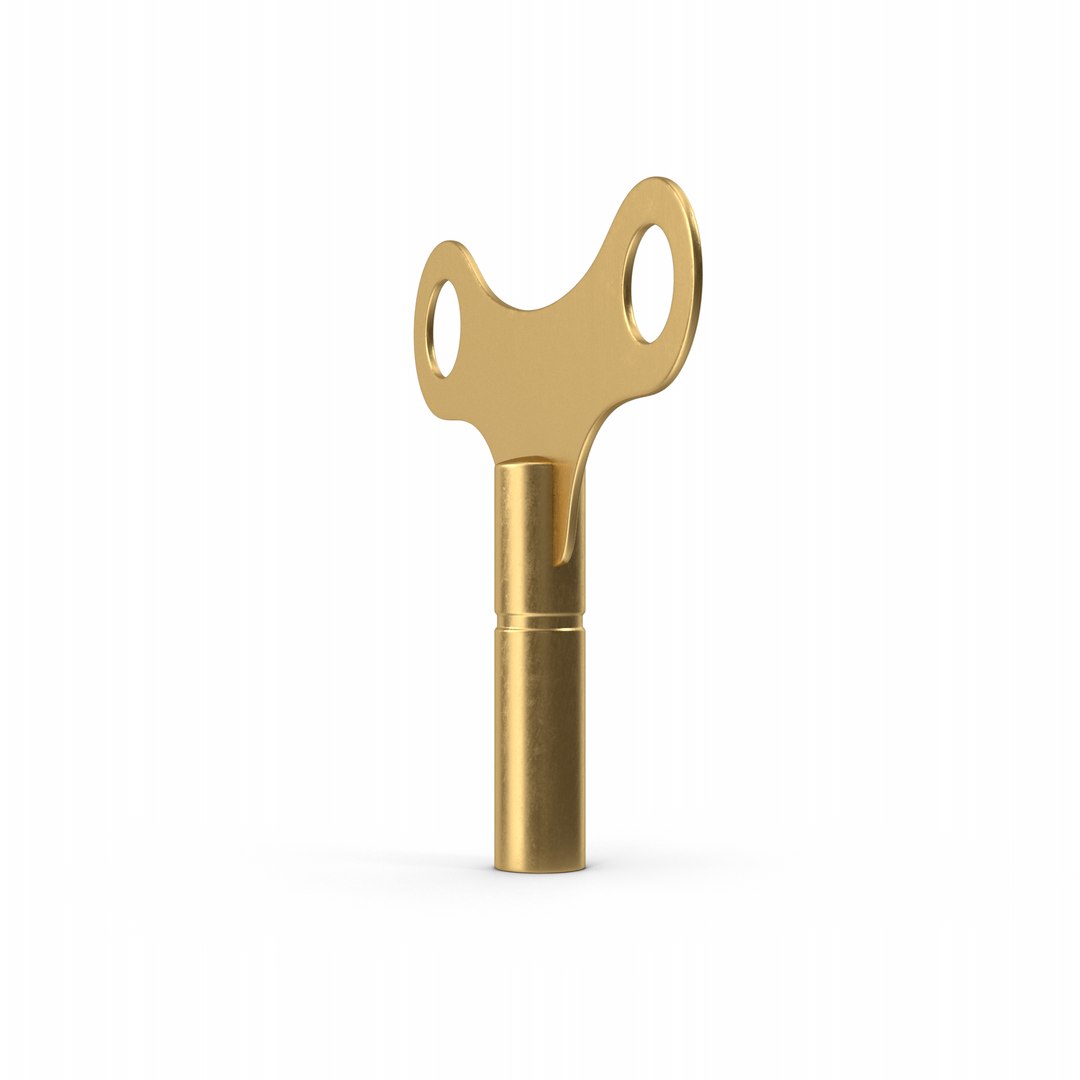 Gold Winding Keys 3D Model - TurboSquid 2057194