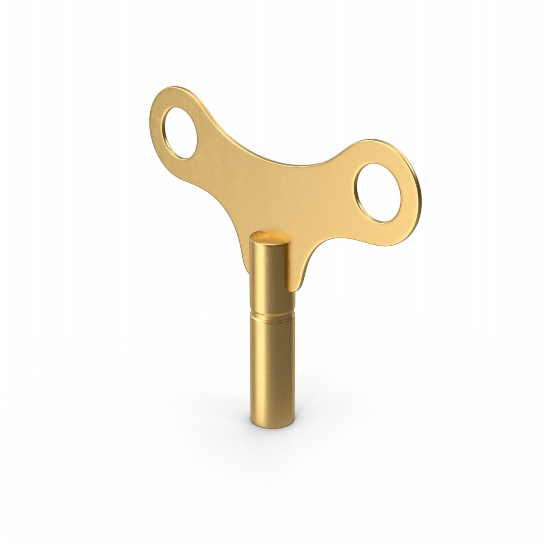 Gold Winding Keys 3D Model - TurboSquid 2057194