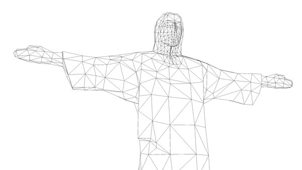 Christ the Redeemer Rio Statue Low Poly model - TurboSquid 2004567
