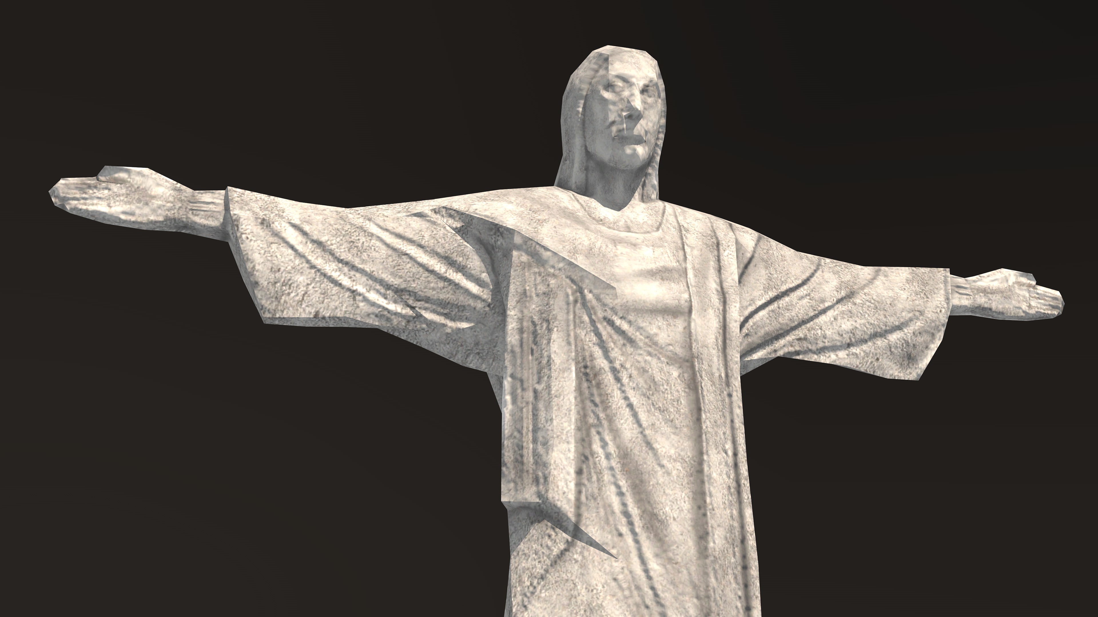 Christ the Redeemer Rio Statue Low Poly model - TurboSquid 2004567