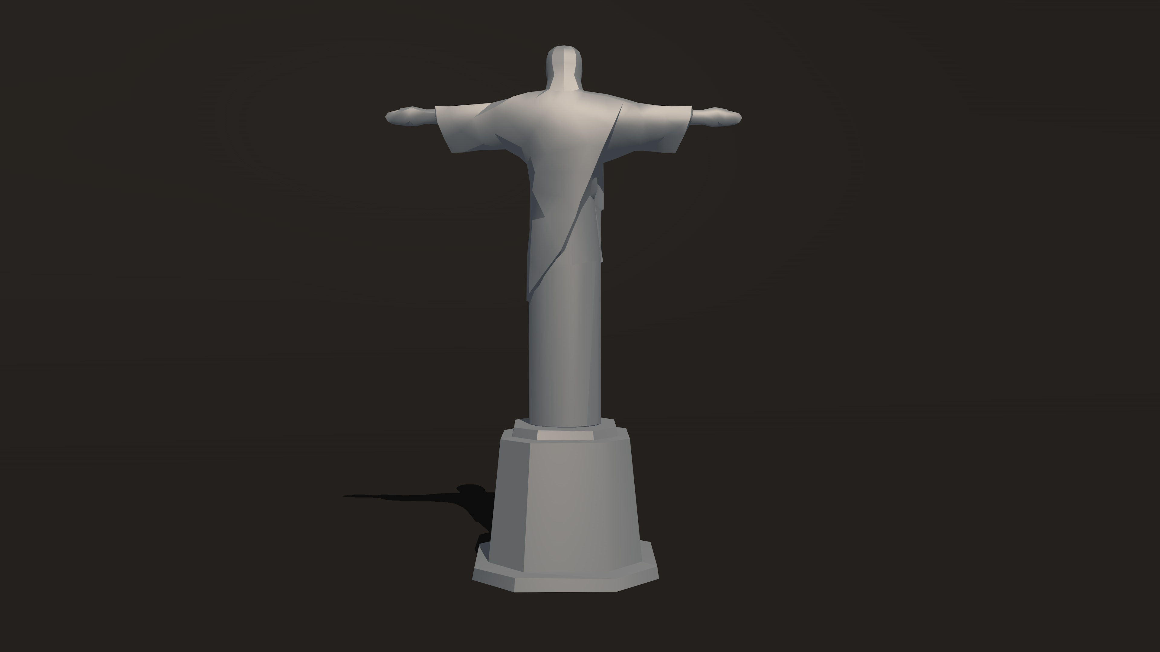 Christ the Redeemer Rio Statue Low Poly model - TurboSquid 2004567