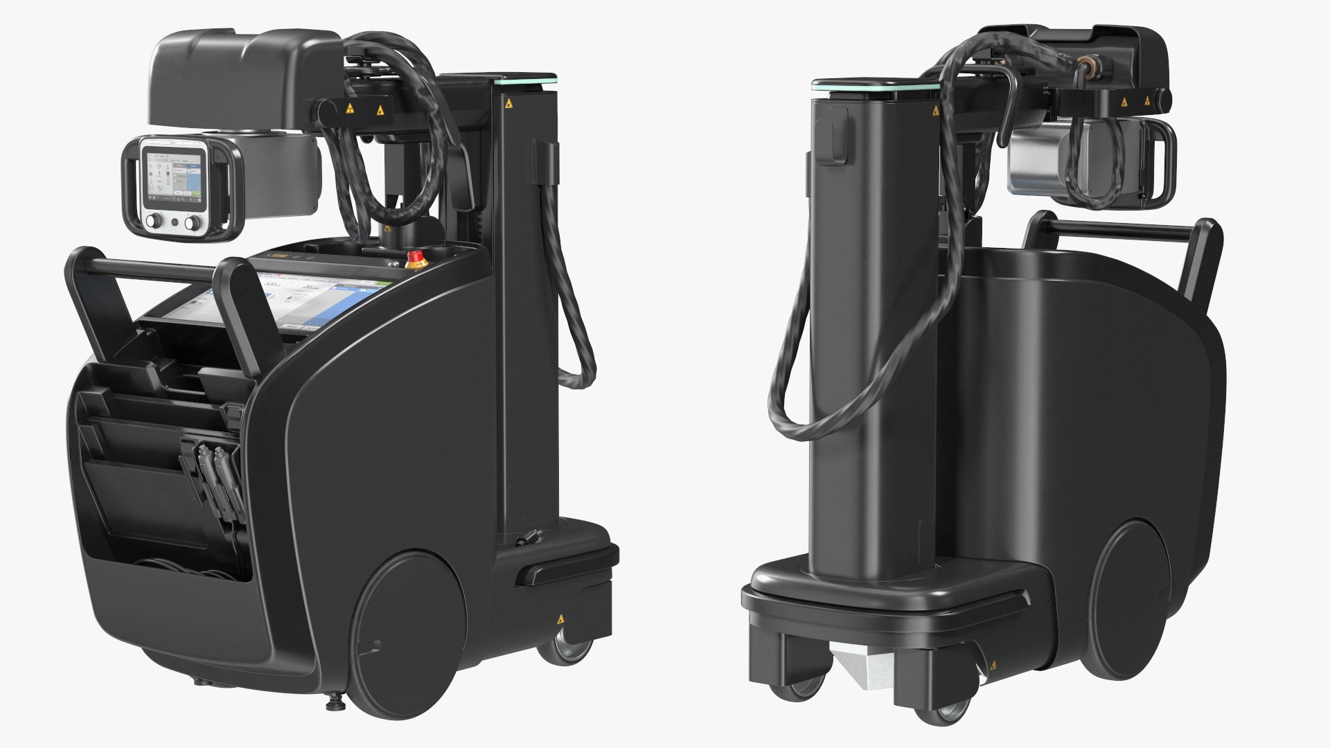 Mobile X-ray Machine Black Model - TurboSquid 2180122