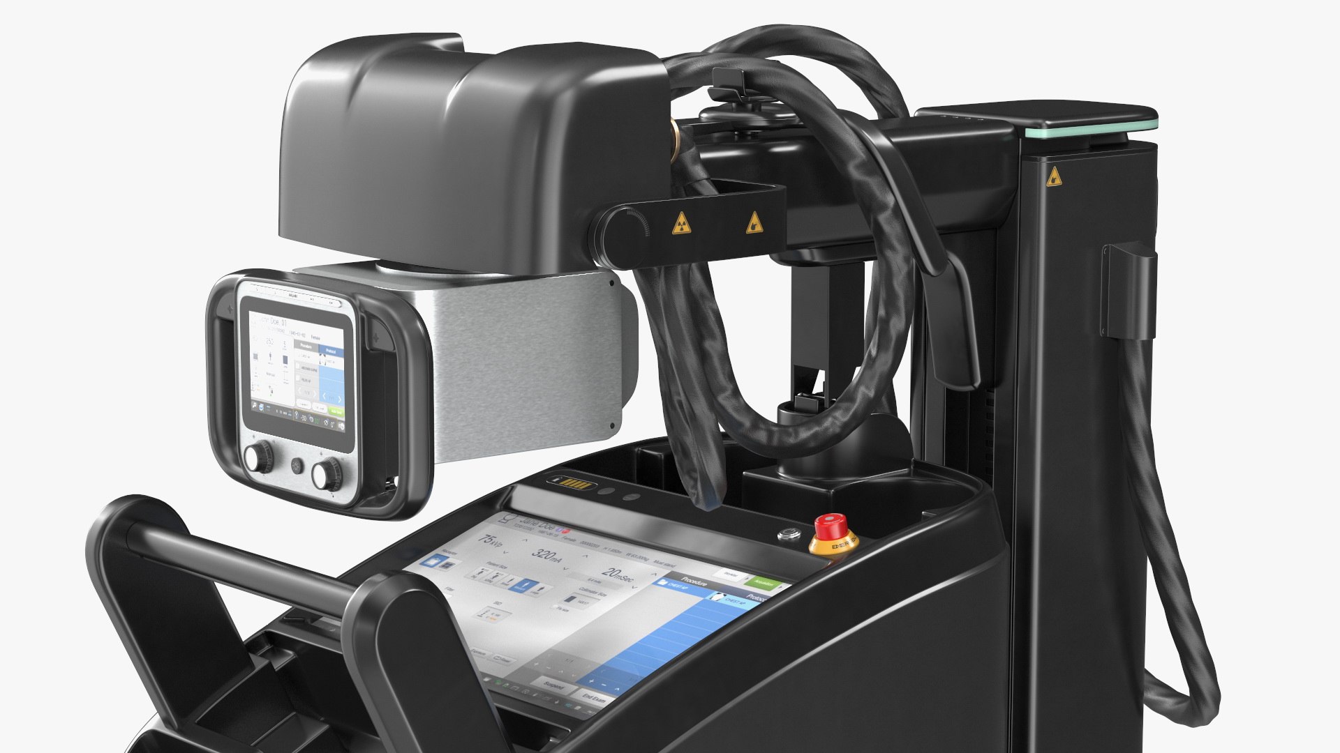 Mobile X-ray Machine Black Model - TurboSquid 2180122