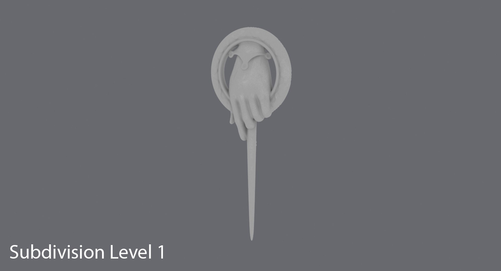 3d Hand-of-the-king-pin Model