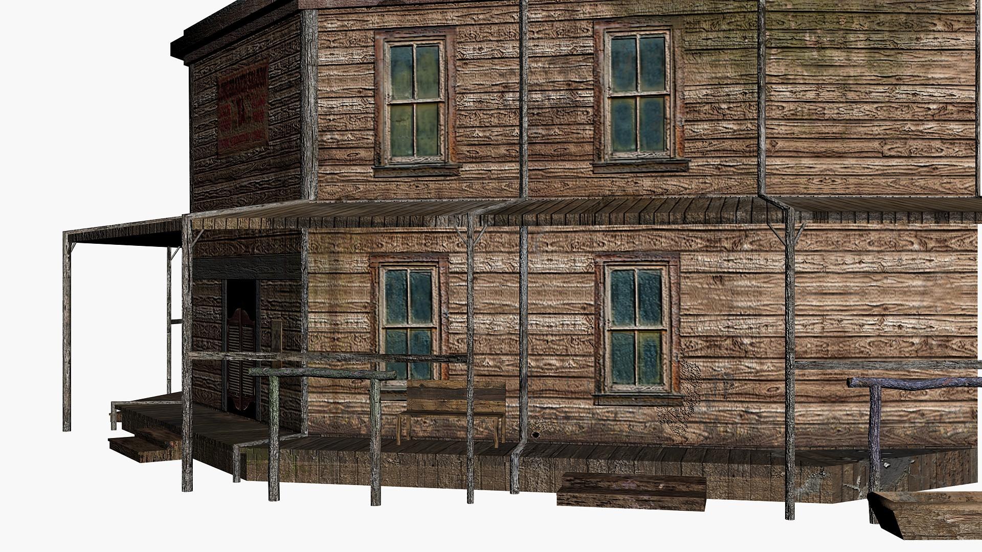 Saloon 3D Model - TurboSquid 2326688
