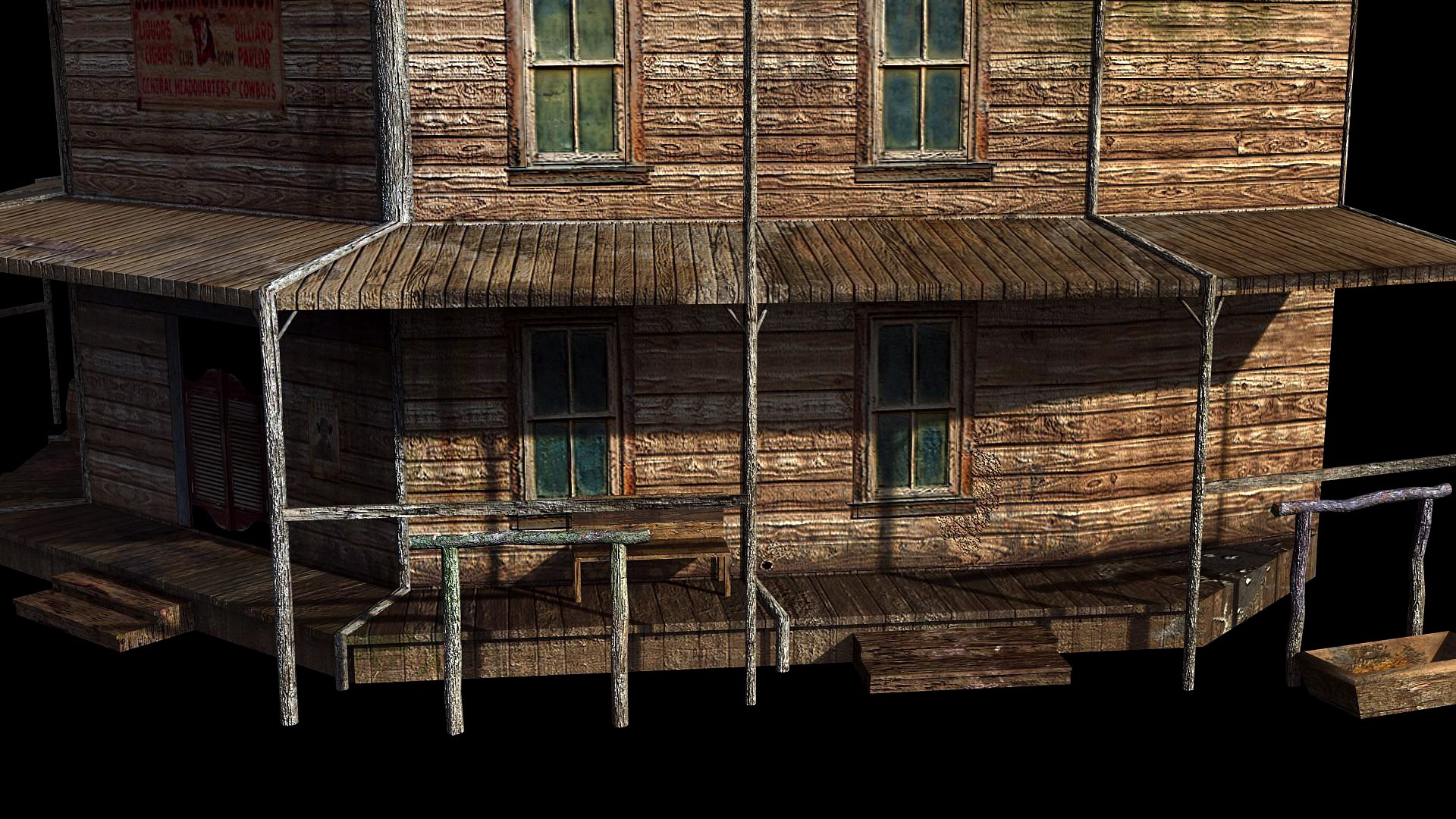 Saloon 3D Model - TurboSquid 2326688