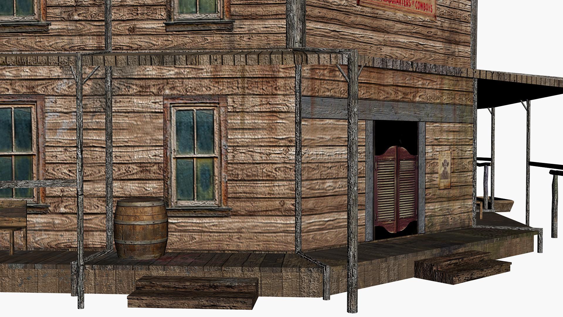 Saloon 3D Model - TurboSquid 2326688