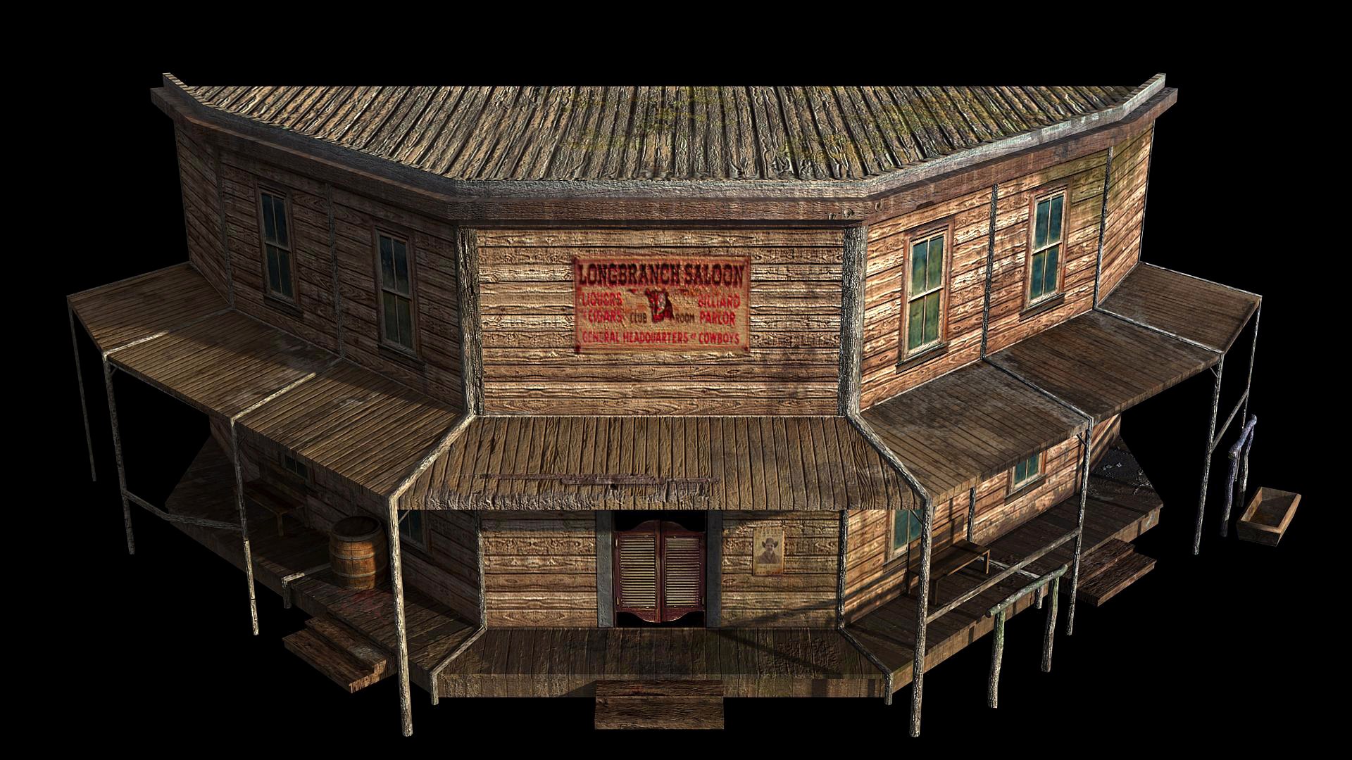 Saloon 3D Model - TurboSquid 2326688