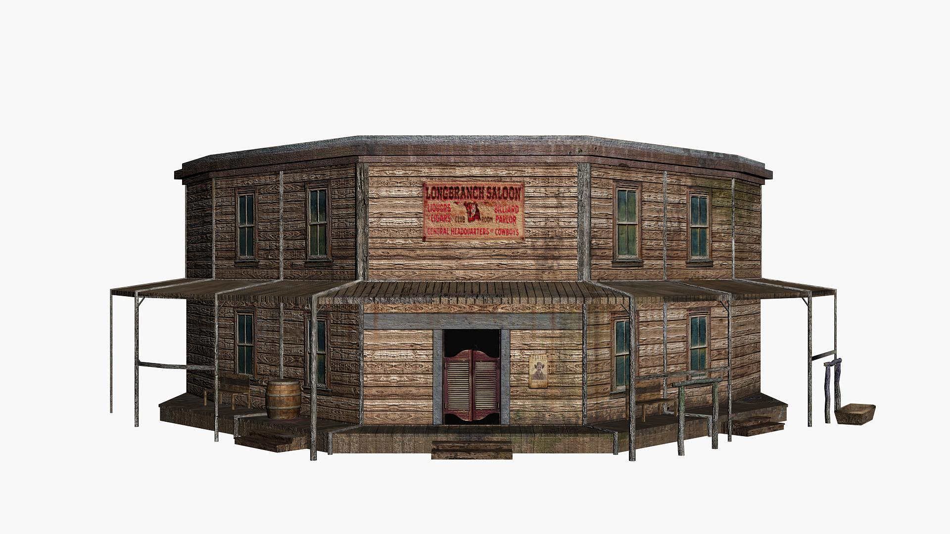 Saloon 3D Model - TurboSquid 2326688