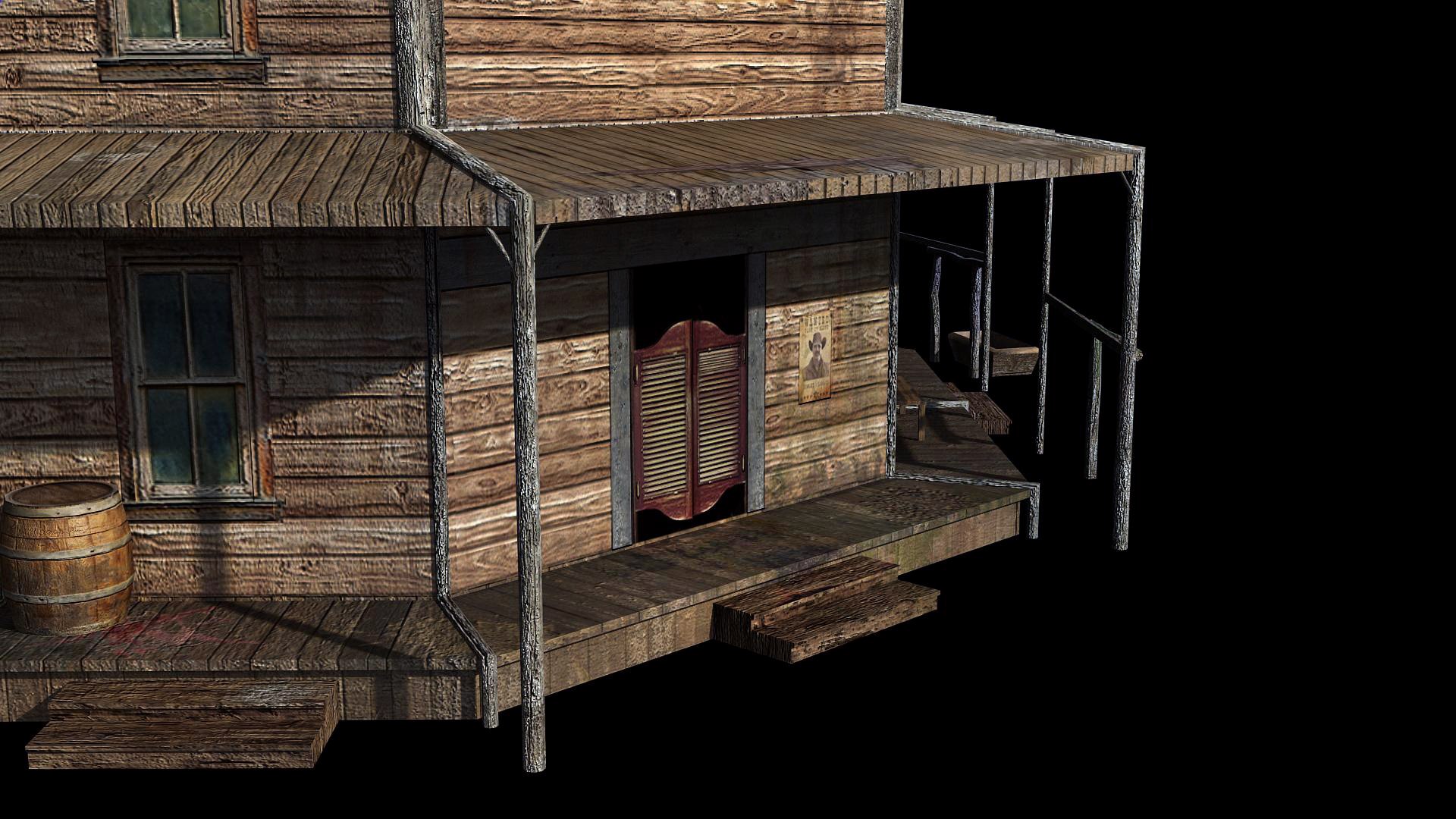 Saloon 3D Model - TurboSquid 2326688