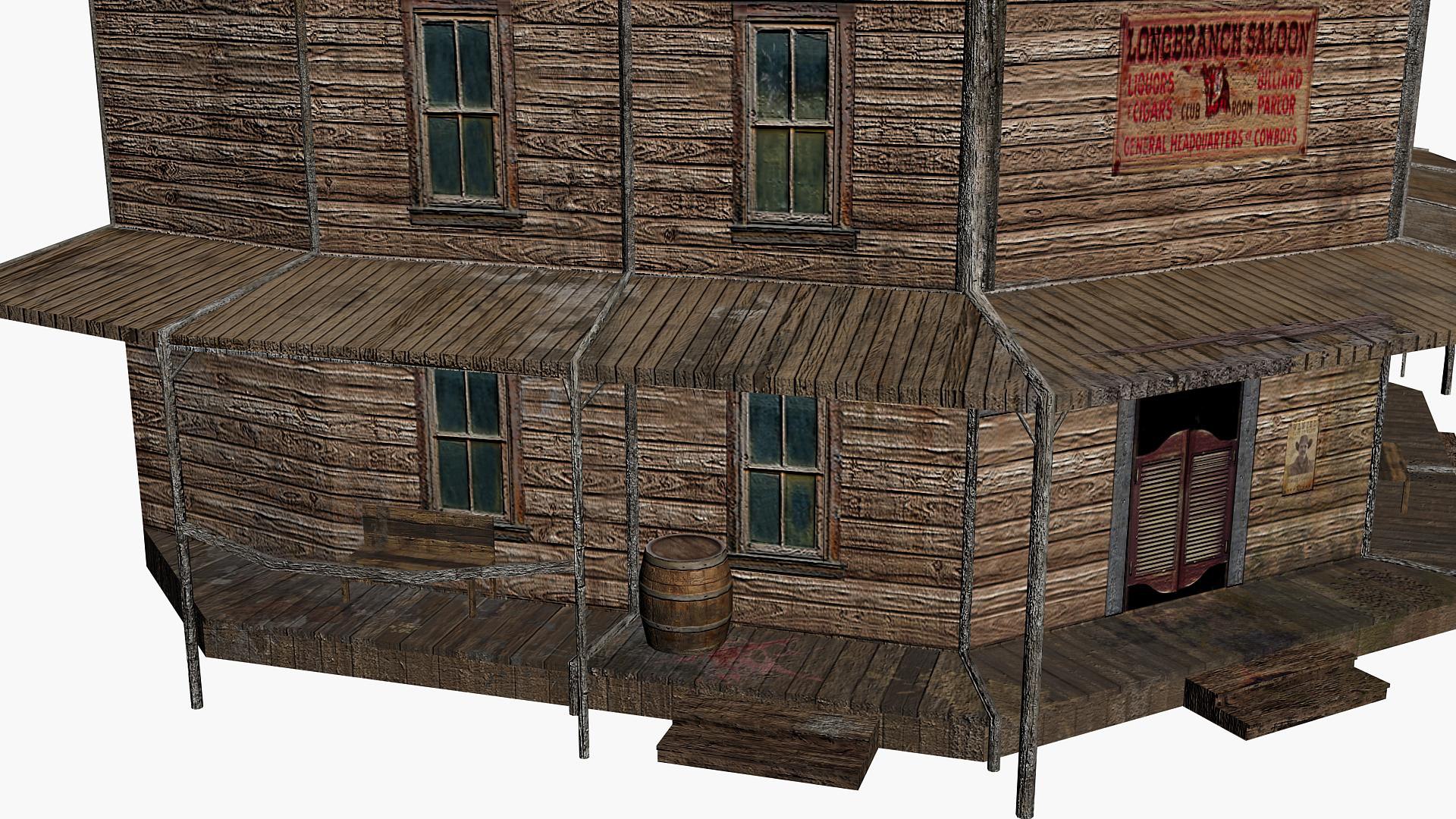 Saloon 3D Model - TurboSquid 2326688