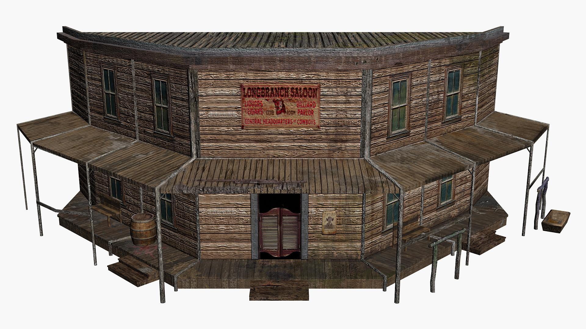 Saloon 3D Model - TurboSquid 2326688