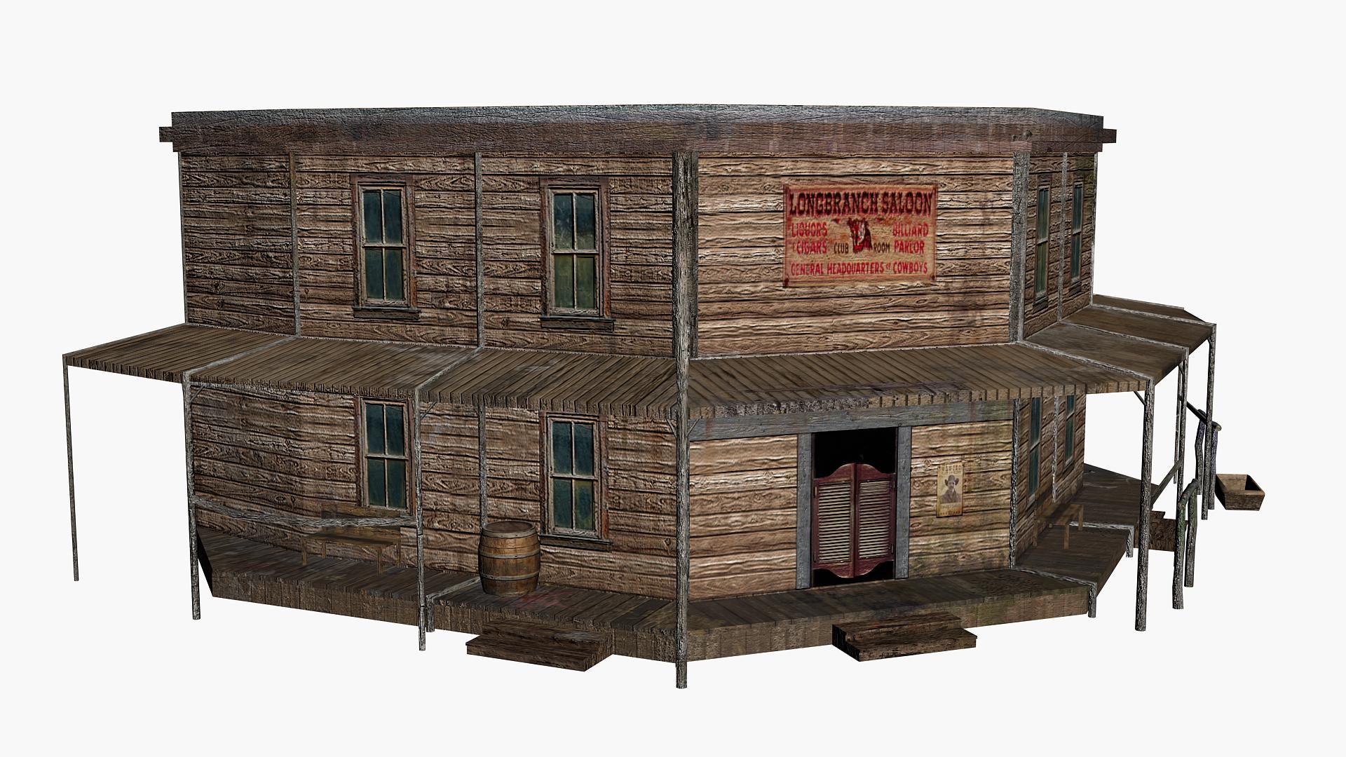 Saloon 3D Model - TurboSquid 2326688