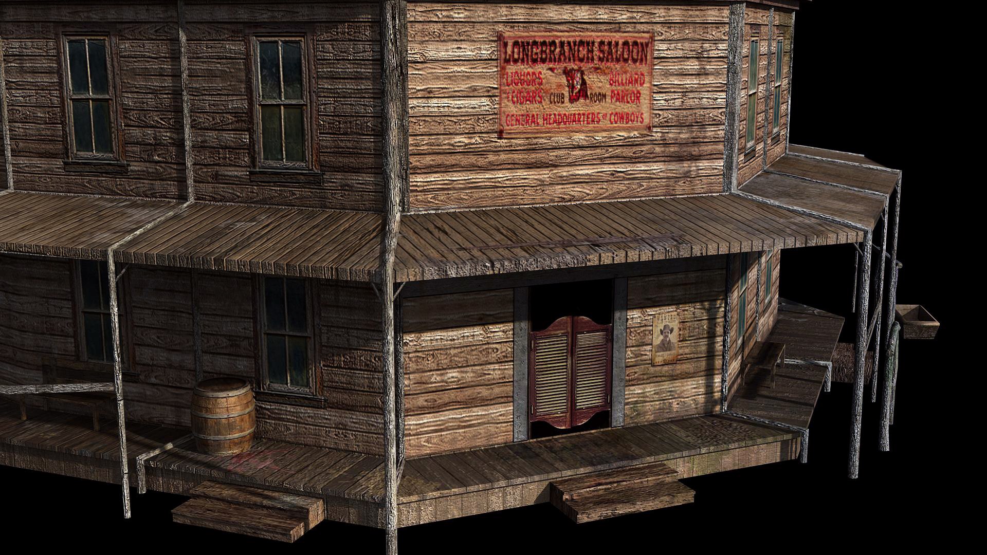 Saloon 3D Model - TurboSquid 2326688