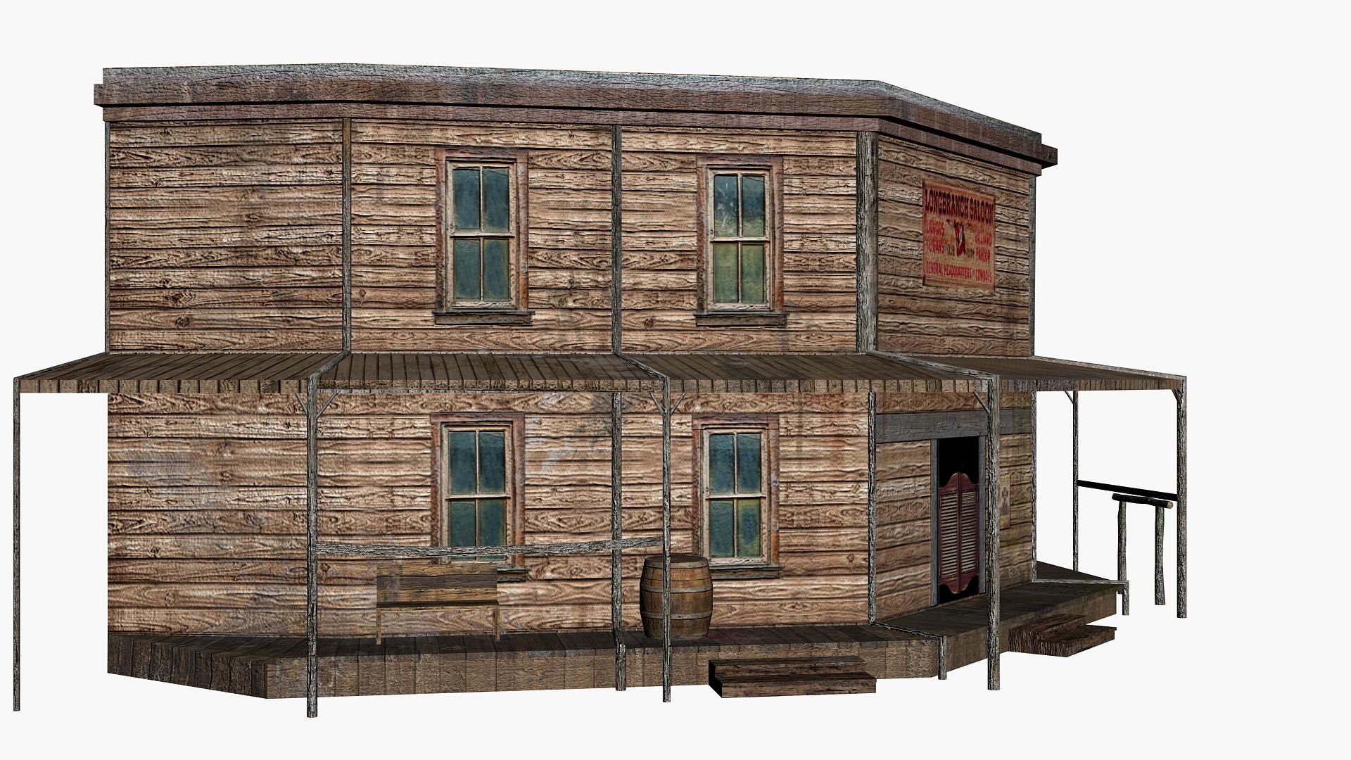 Saloon 3D Model - TurboSquid 2326688