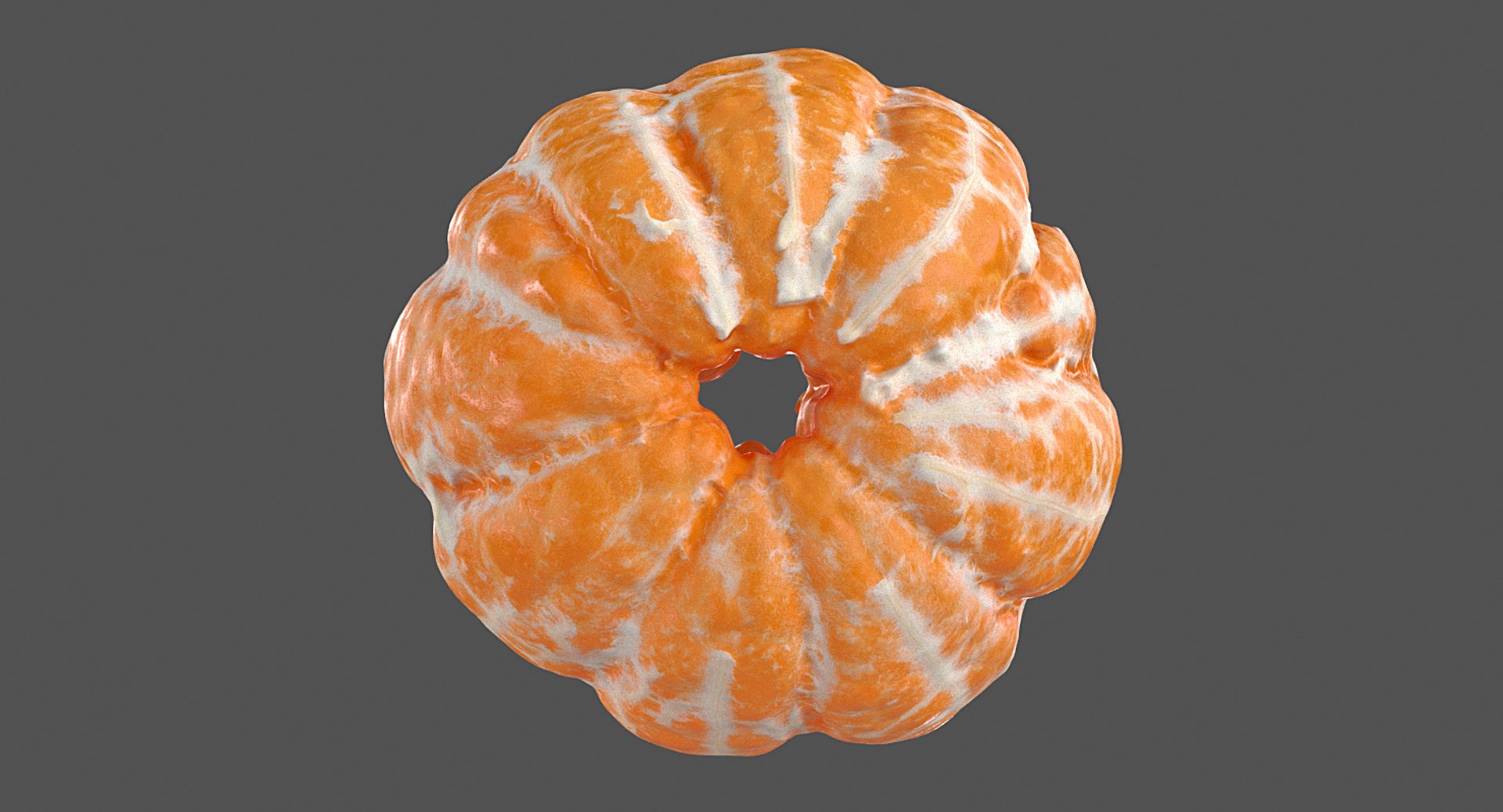 Realistic Peeled Mandarin Model - TurboSquid 1362069