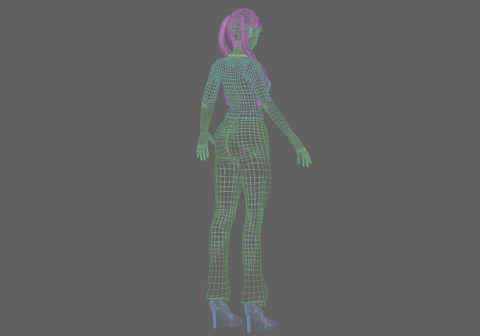 Sweet Cute Girl V25690 3D Model - TurboSquid 2272107