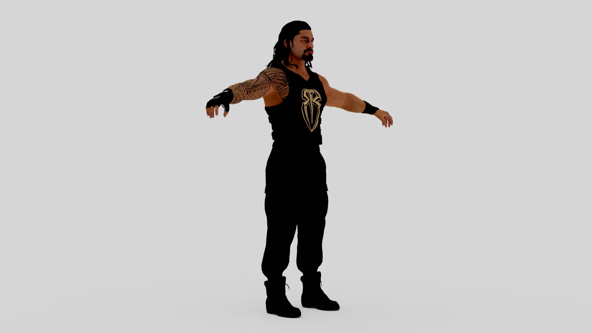 Roman Reigns WWE Champion 3D Model - TurboSquid 2115606