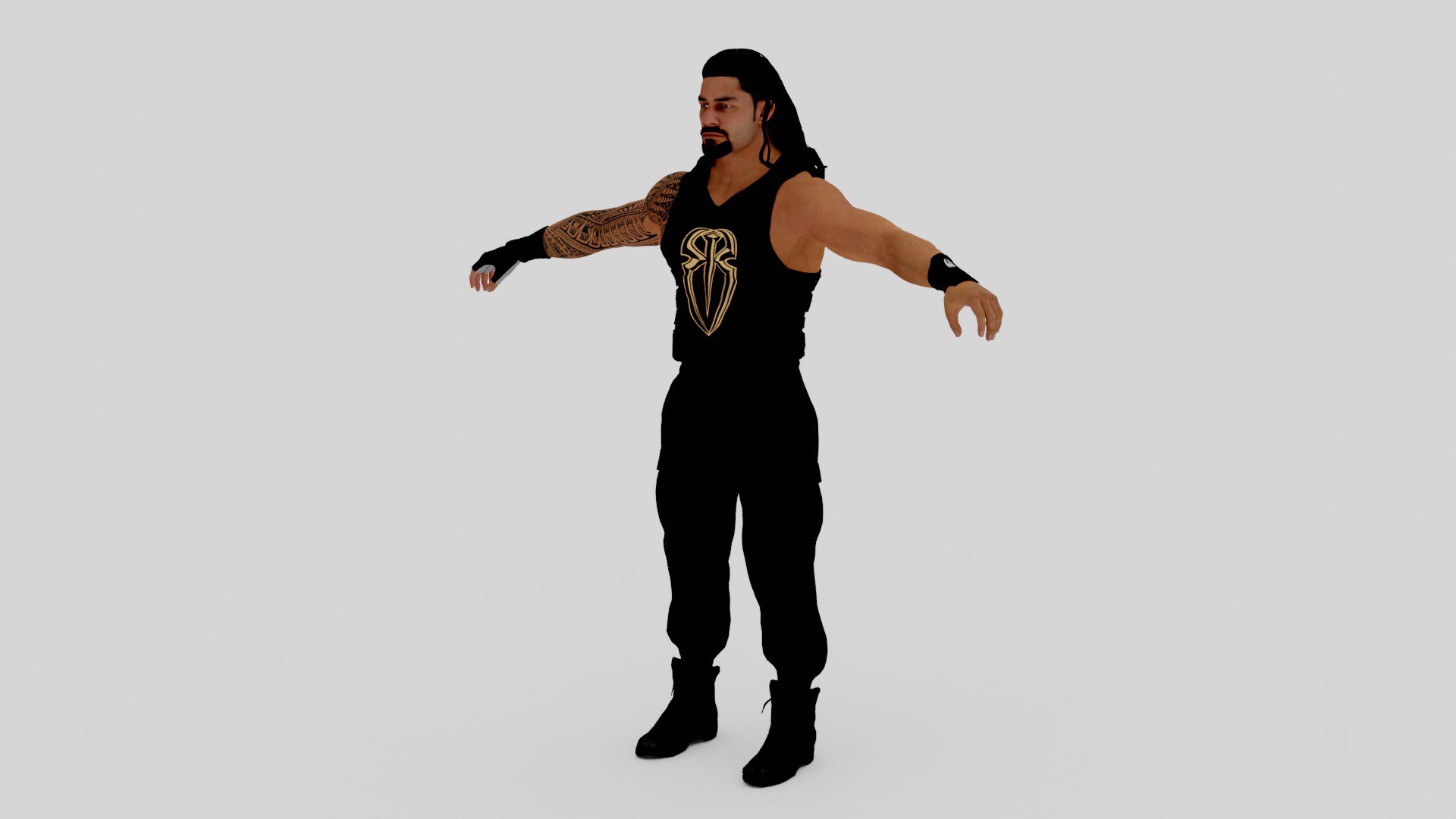 Roman Reigns WWE Champion 3D Model - TurboSquid 2115606