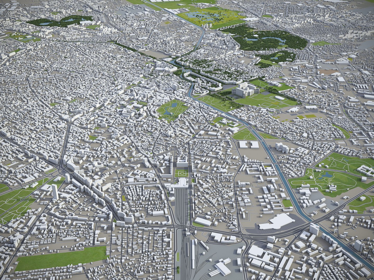 3D Bucharest Surrounding - - TurboSquid 1438795
