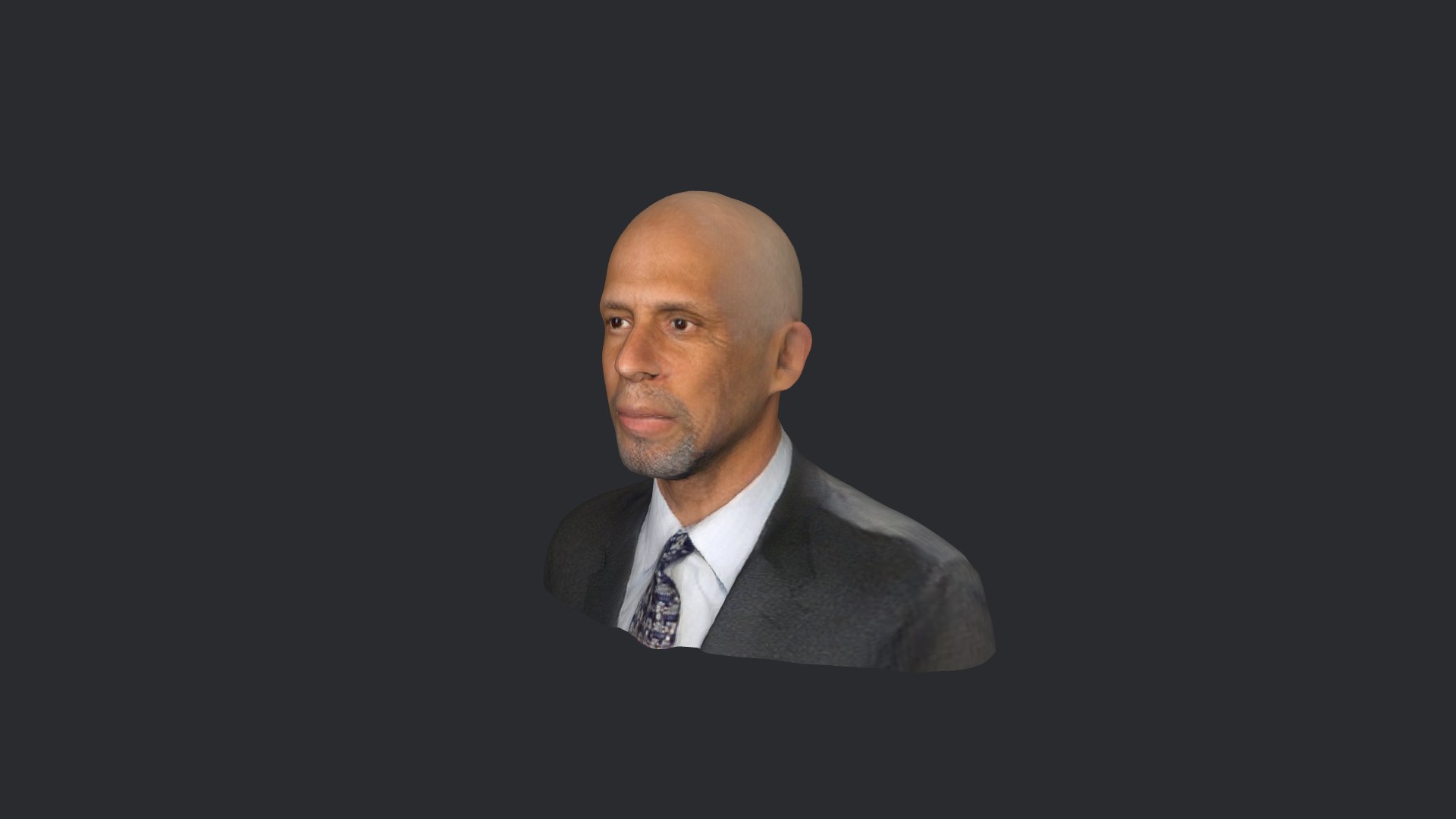 3D Model Kareem Abdul-Jabbar- Realistic Bust Head Ready 3d Model ...