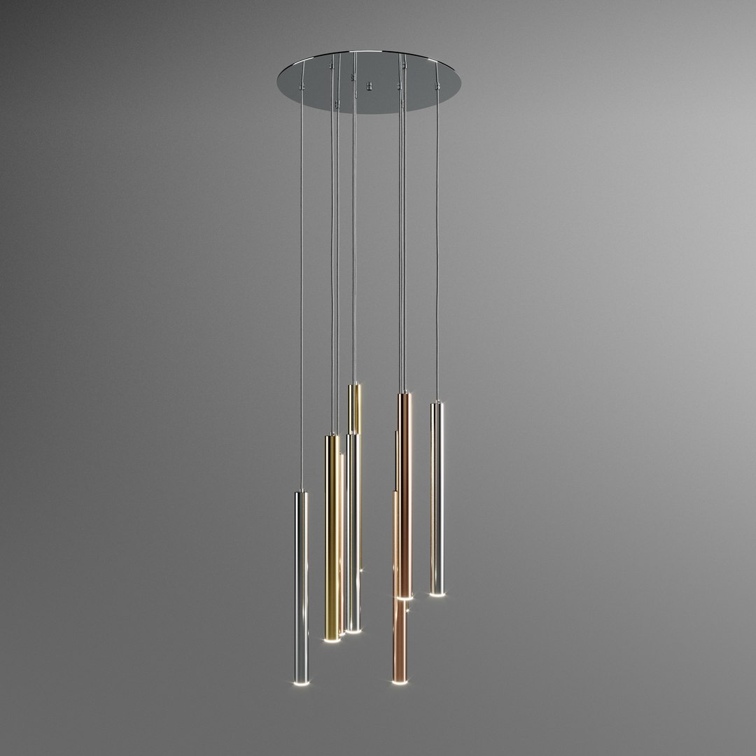 3D Pendant Lamp Zuma Line Loya P0461-09C-B5SC - TurboSquid 1726598