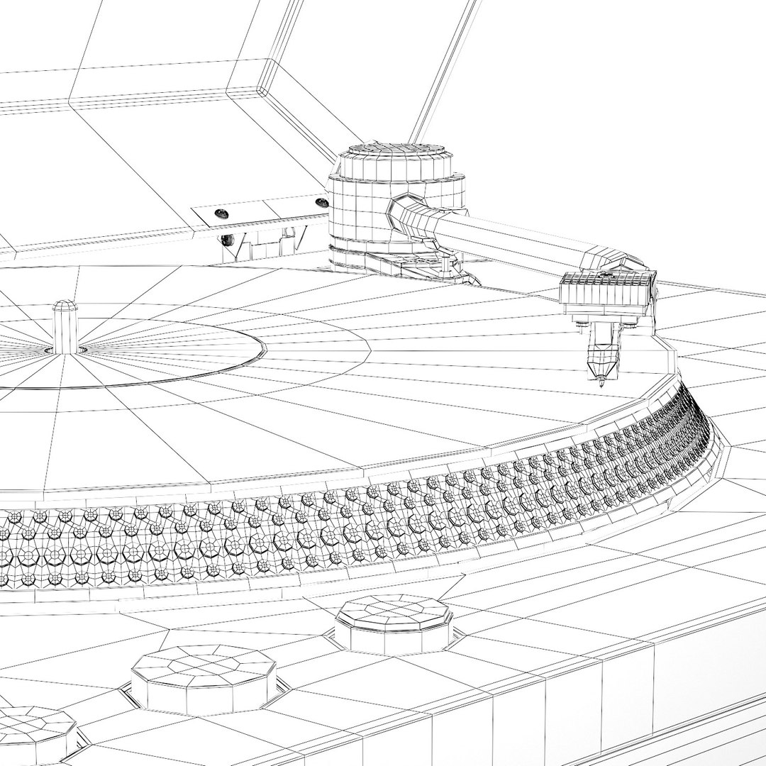 Record Player 3d Max