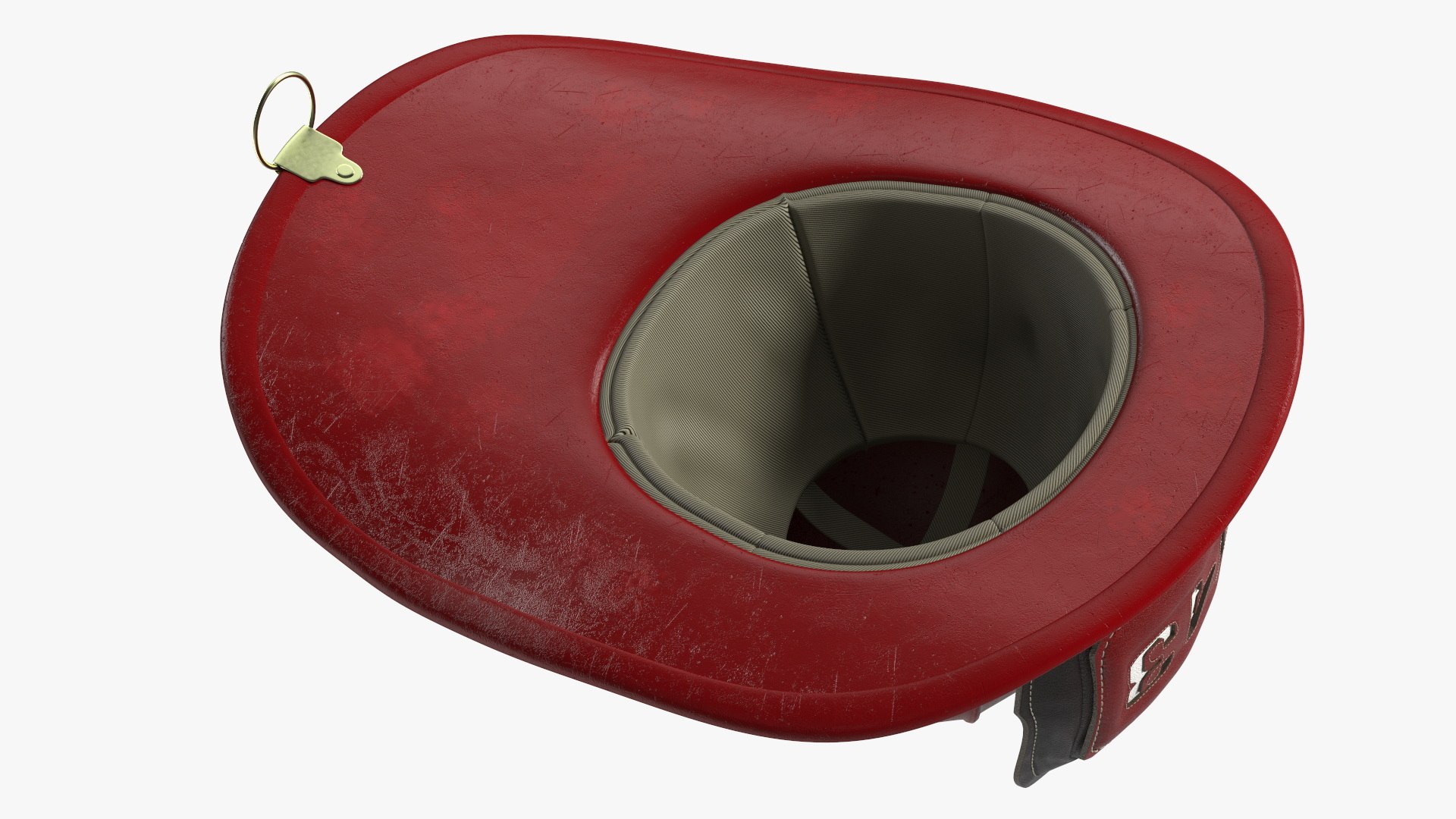 3D Model Firefighter Helmet With Number 343 - TurboSquid 2267780