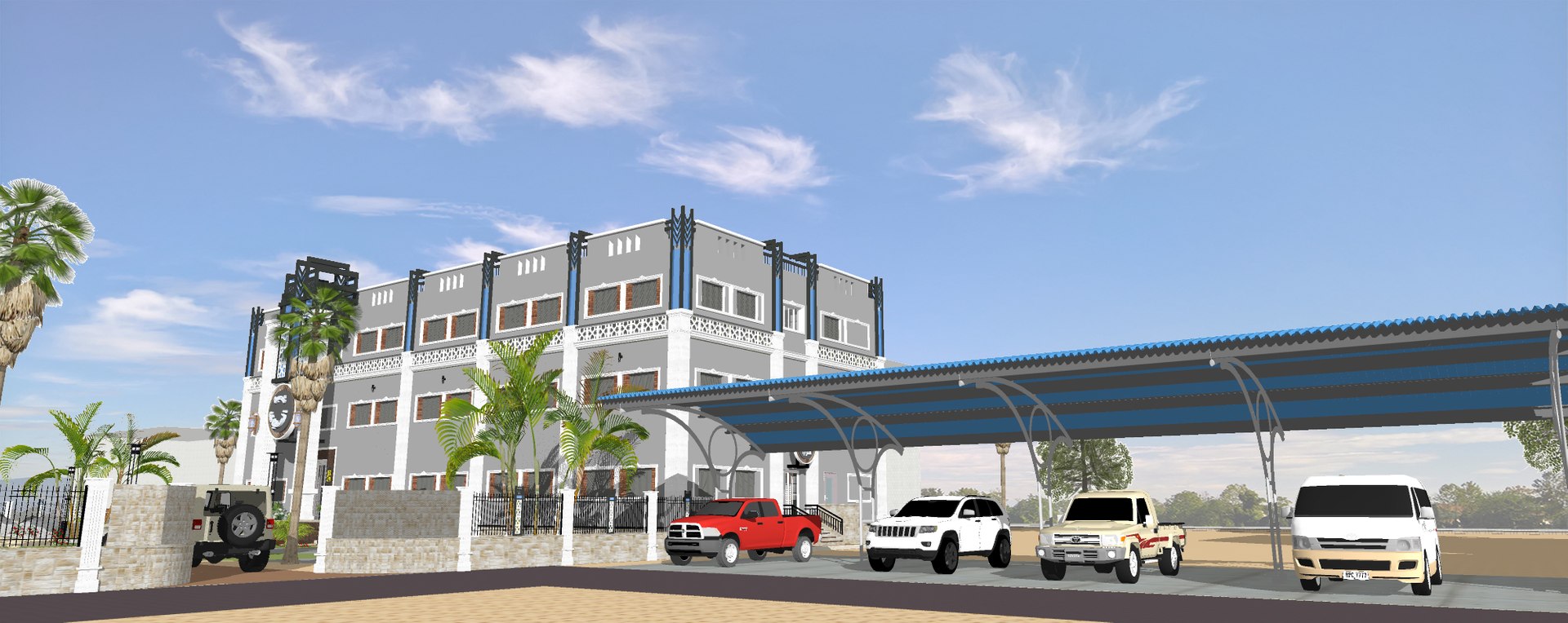 3D Administration Buildings - TurboSquid 2083552