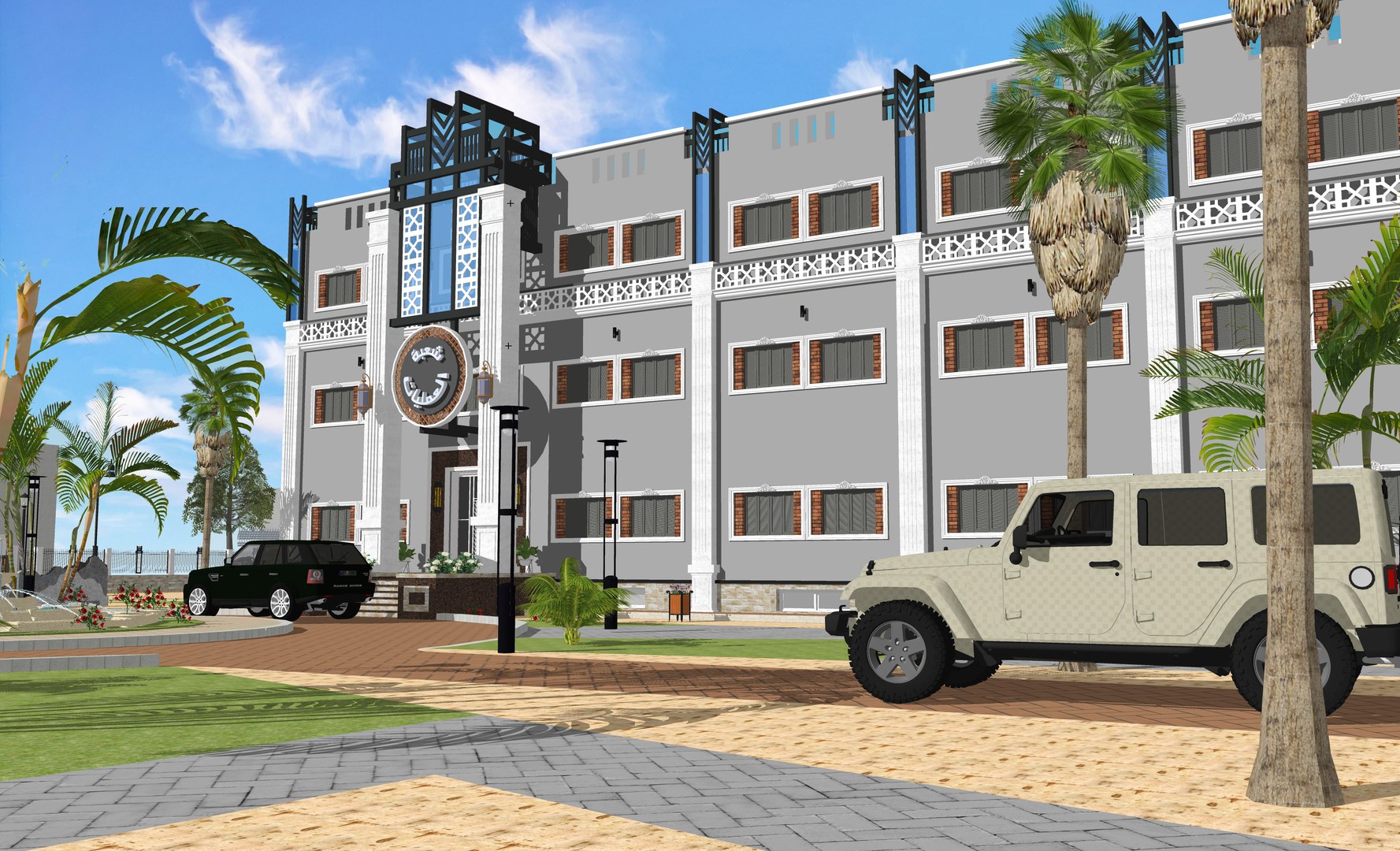 3D Administration Buildings - TurboSquid 2083552