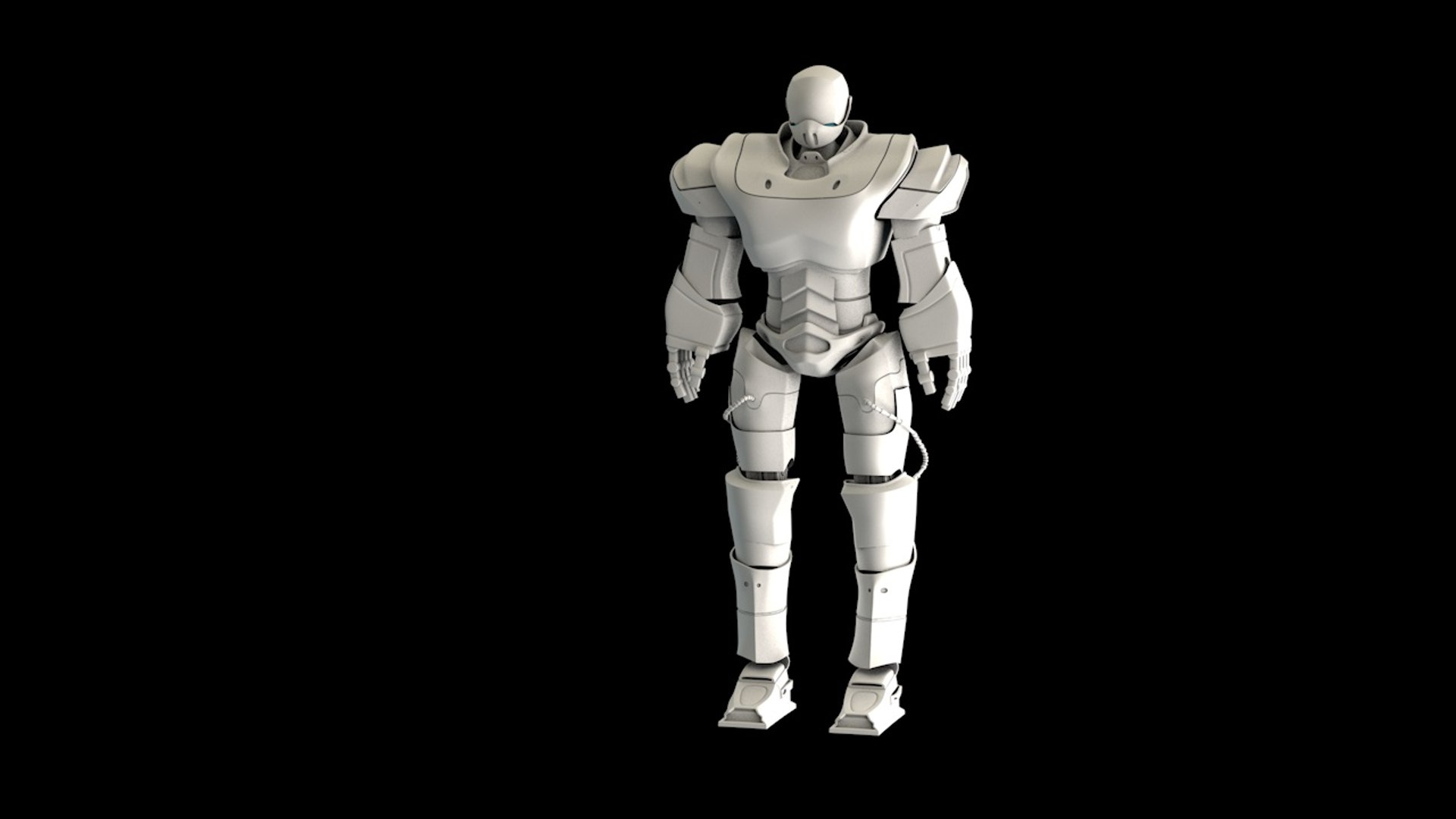 Cyborg Bust Scifi Robot Character 3D - TurboSquid 1470916