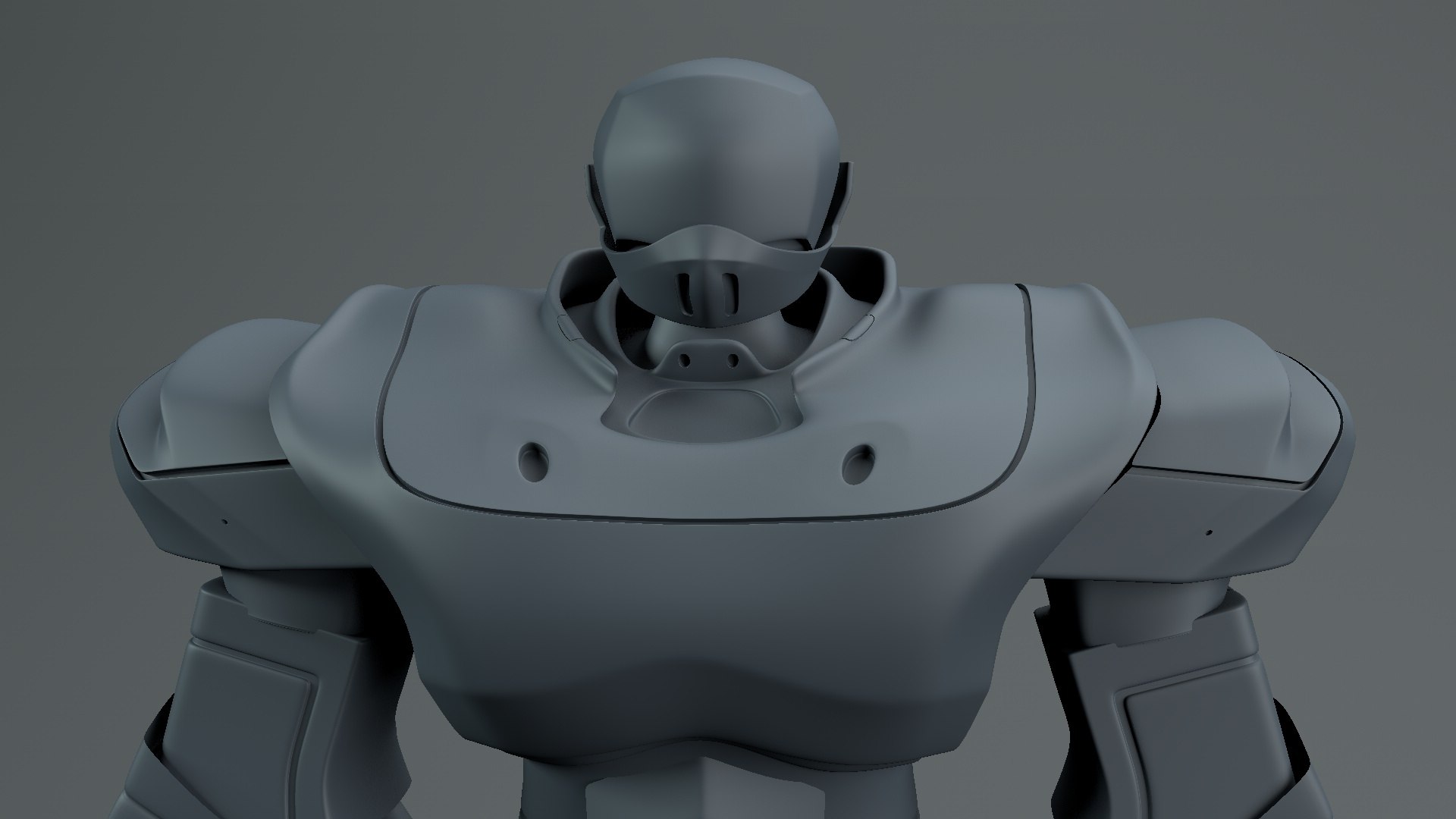 Cyborg Bust Scifi Robot Character 3D - TurboSquid 1470916