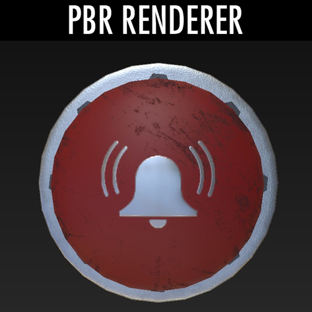 3d Panic Alarm Button Unreal Model