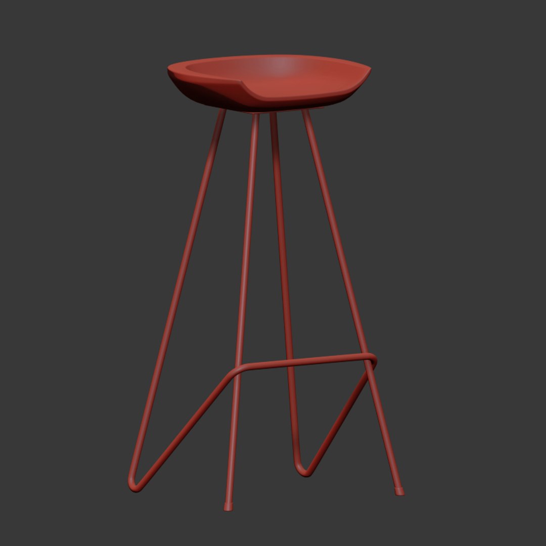Perch Stool Anthropologie 3D Model - TurboSquid 1540087