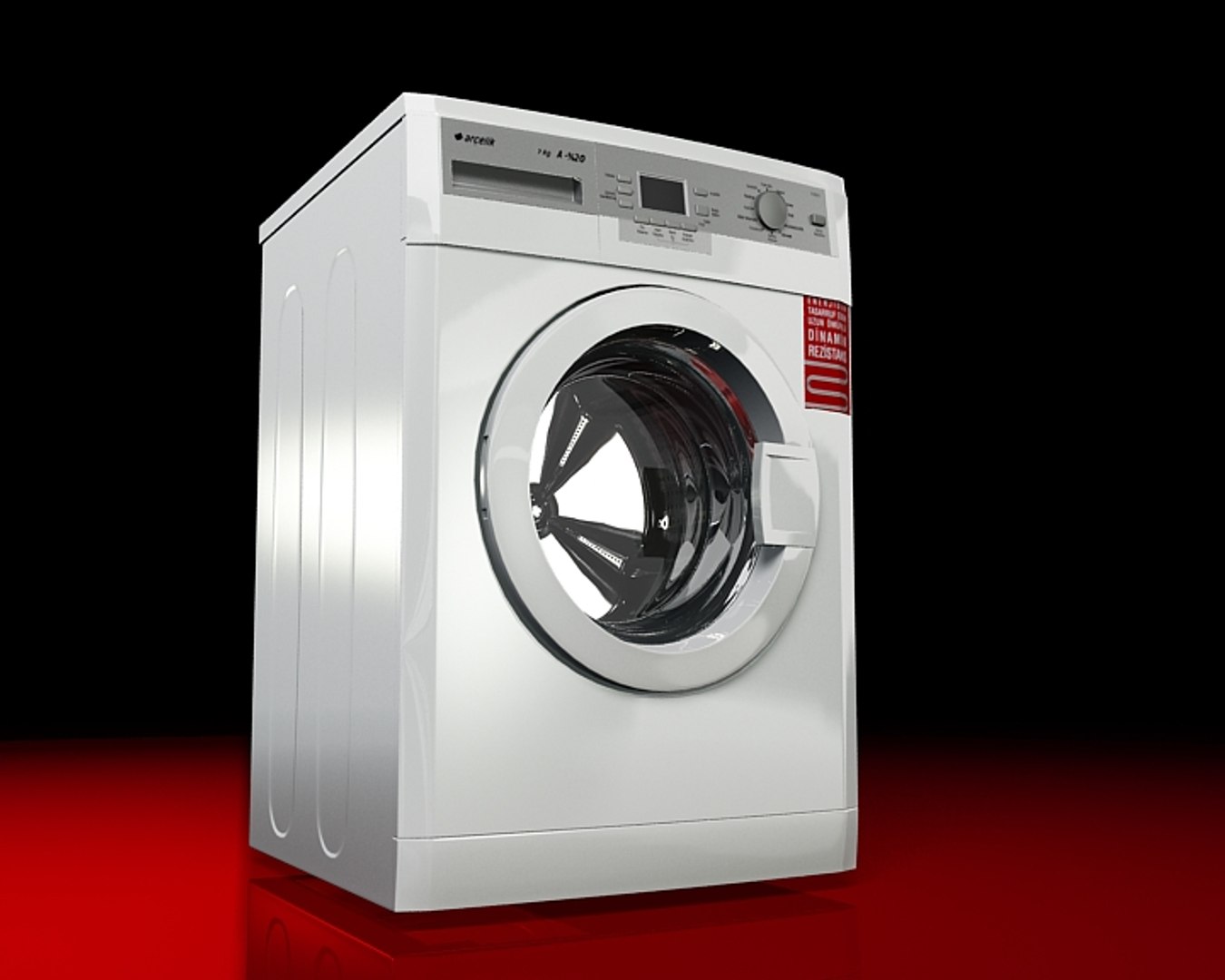3d Model Of Arcelik Washing Machine
