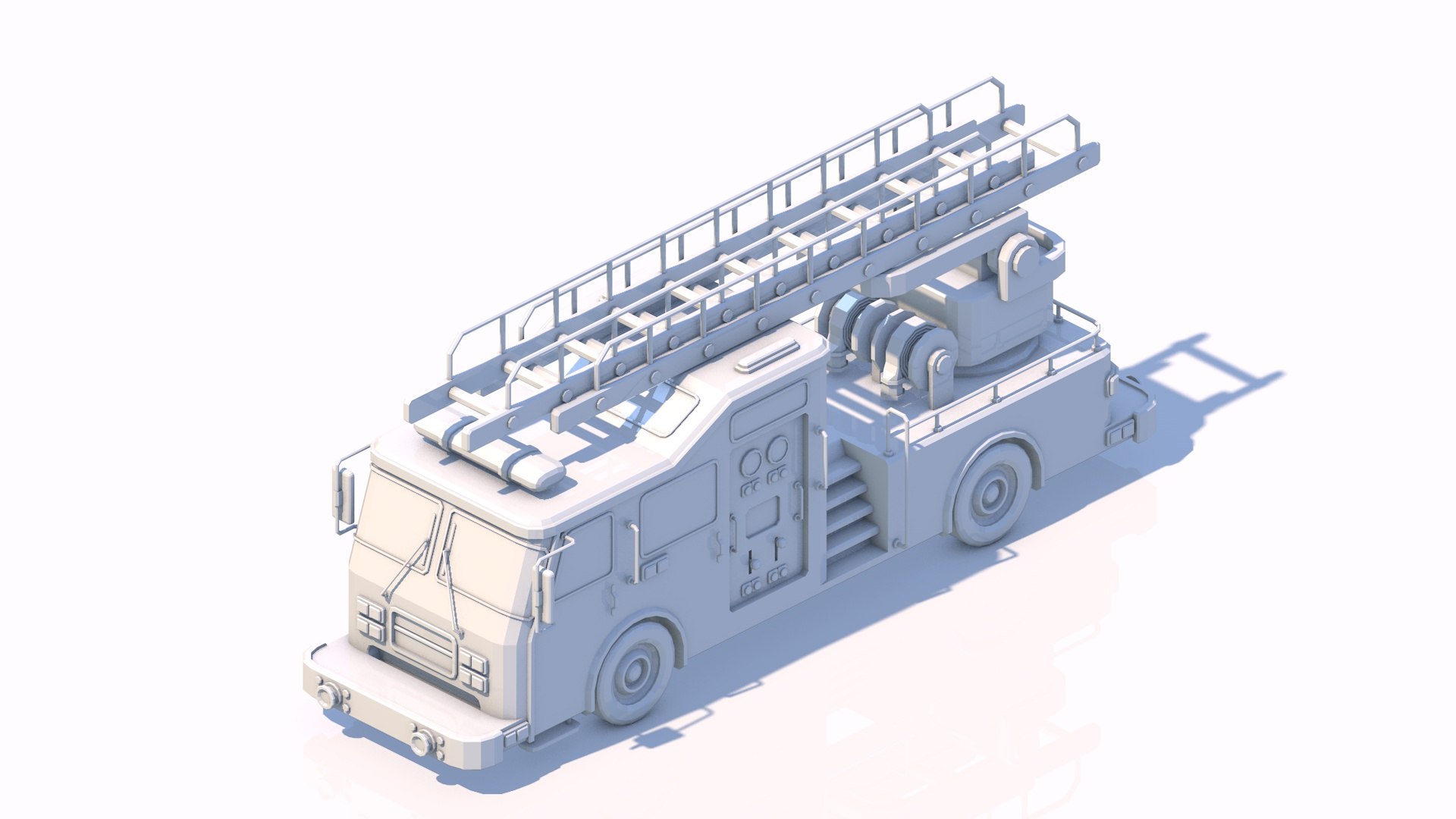3D Firetruck C4D - TurboSquid 1935540