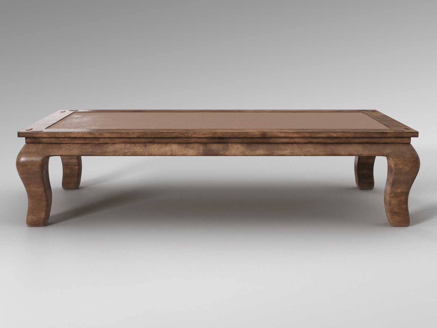 3D Pottery Barn Canton Coffee Table Model - TurboSquid 1658361