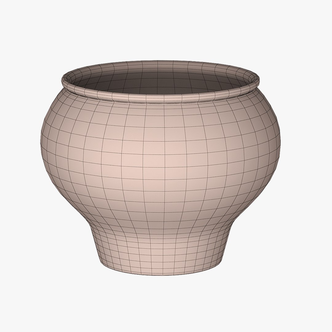 3D Pot Ceramics Patterned Model - TurboSquid 1212751