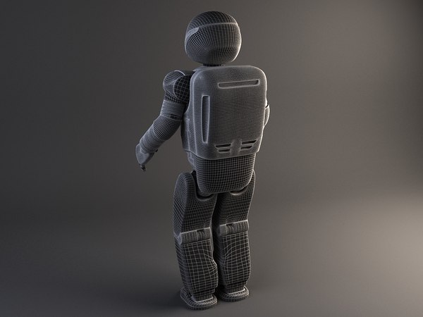 honda asimo robot 3d model