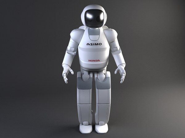 honda asimo robot 3d model
