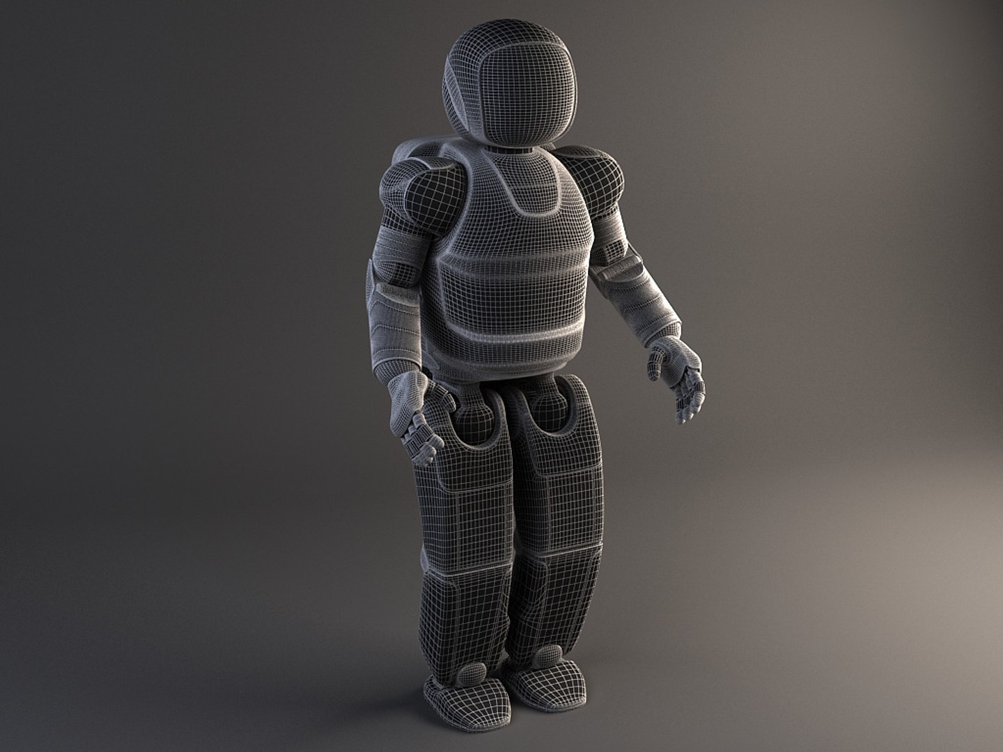 Honda Asimo Robot 3d Model