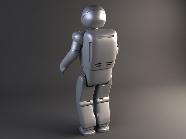 honda asimo robot 3d model