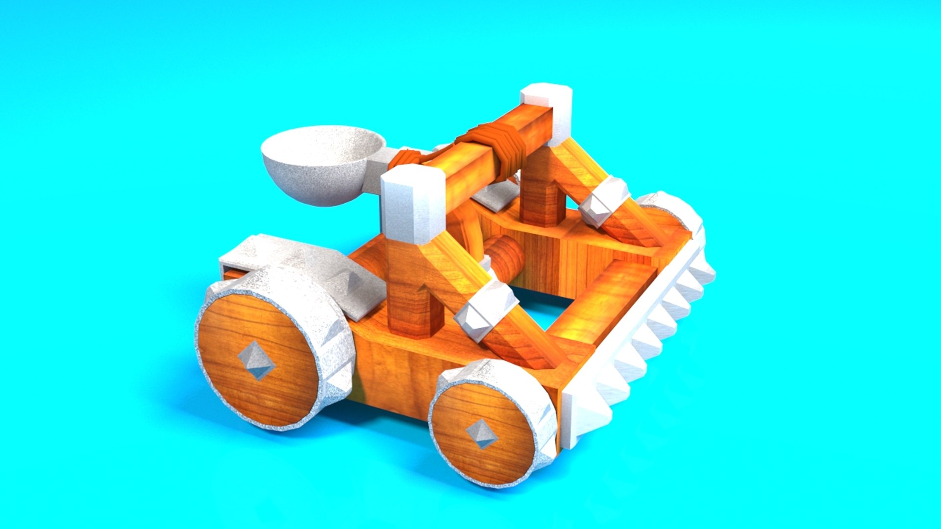 3D catapult medieval armor model - TurboSquid 1309806