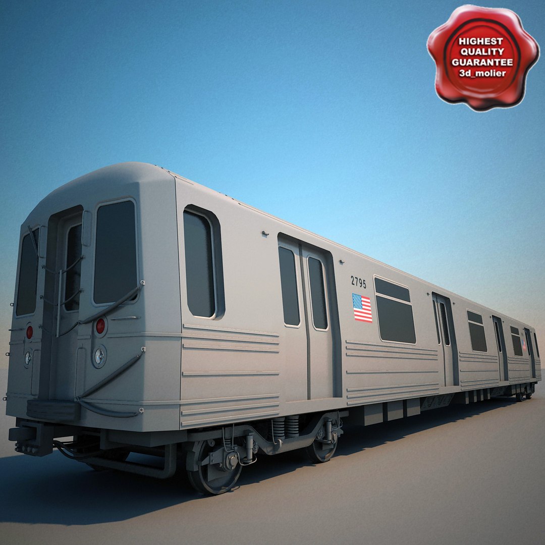 3ds New York Subway Train