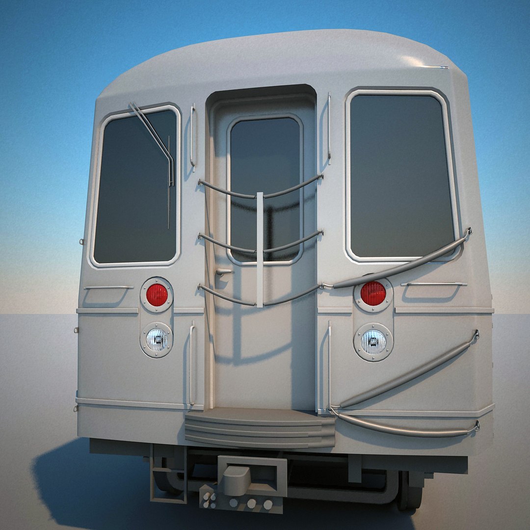 3ds New York Subway Train