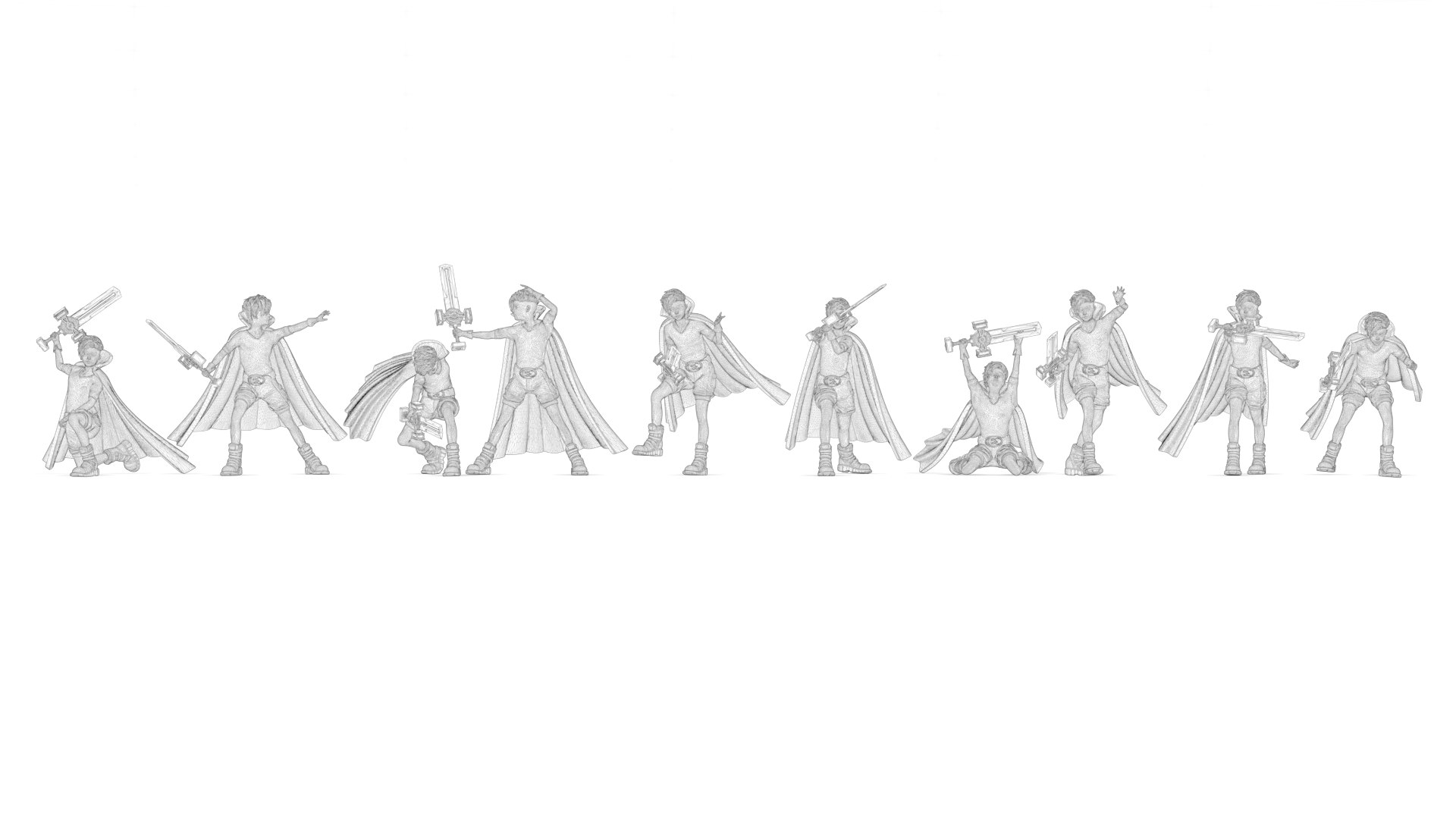 Sword Boy 03 Model - TurboSquid 1945293