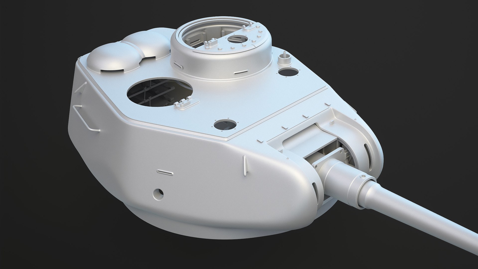 T-34-85 Turret High-Poly 3D Model - TurboSquid 1815994