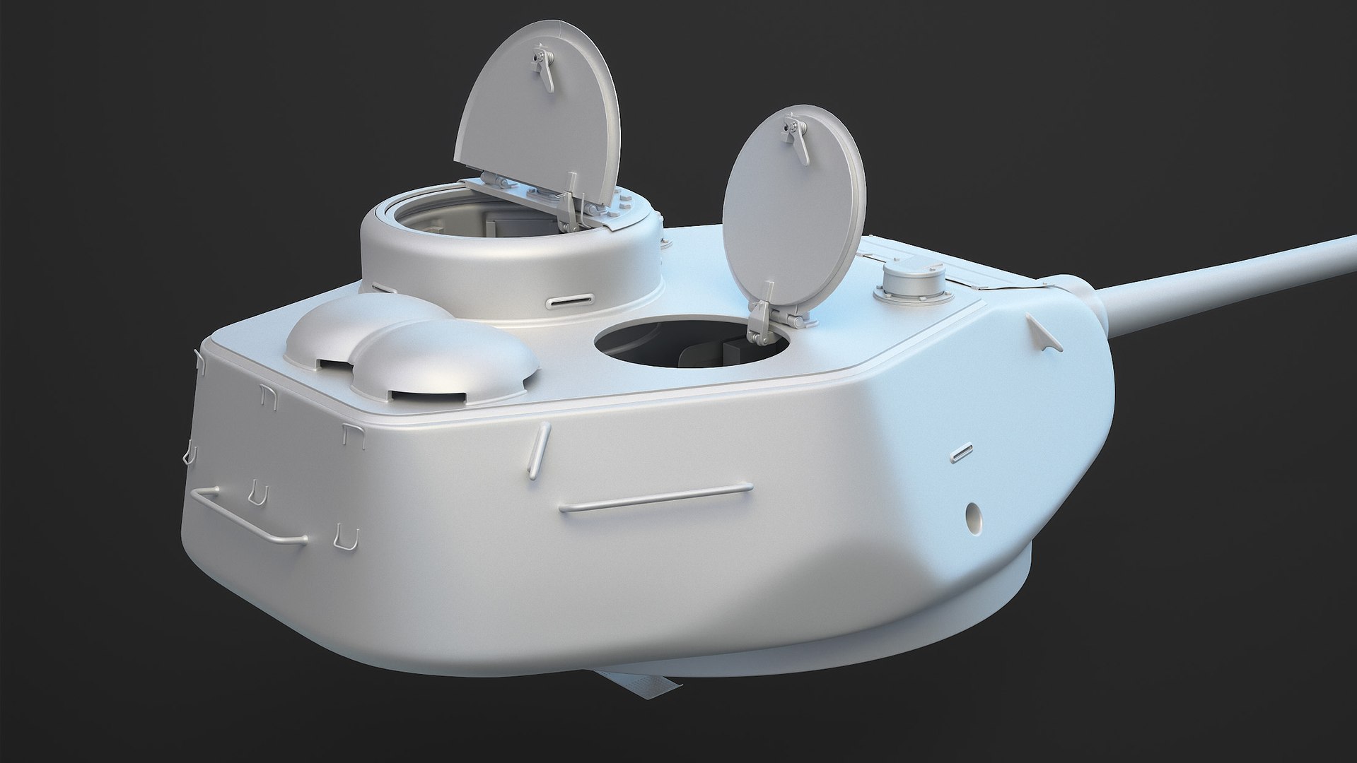 T-34-85 Turret High-Poly 3D Model - TurboSquid 1815994