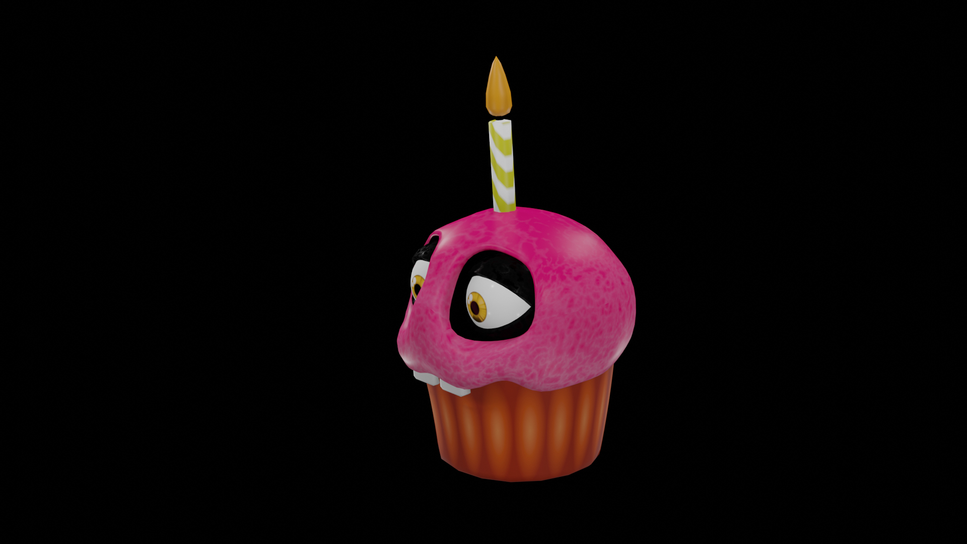 3D Fnaf 1 Cupcake Model - TurboSquid 2127061